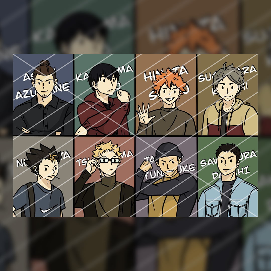 [Haikyuu!!] Art Card/Sticker | Ezhan Resources